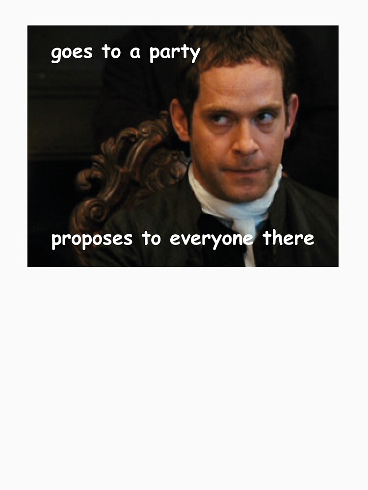 "Mr Collins meme" T-shirt for Sale by ocd-dot | Redbubble | pride and ...