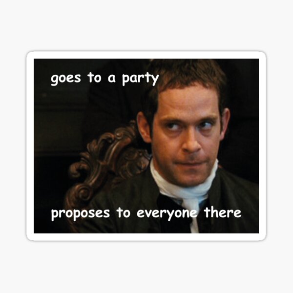 "Mr Collins meme" Sticker by ocd-dot | Redbubble