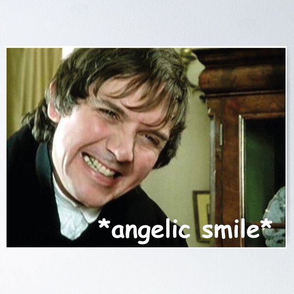 "Mr Collins meme" Poster for Sale by ocd-dot | Redbubble