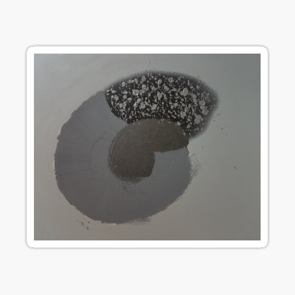 "Grey" Sticker for Sale by ZetaPaintings | Redbubble