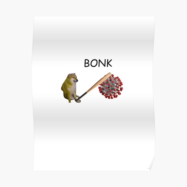 Bonk Dog Posters | Redbubble