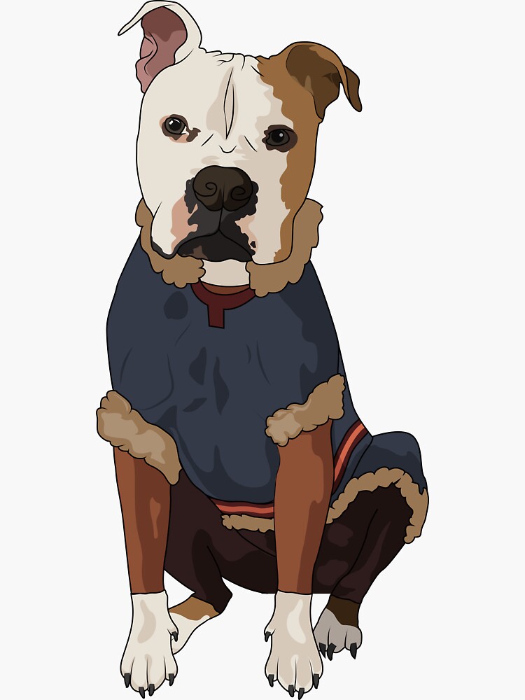 "Kristoff Doggo" Sticker by BanksyNB | Redbubble