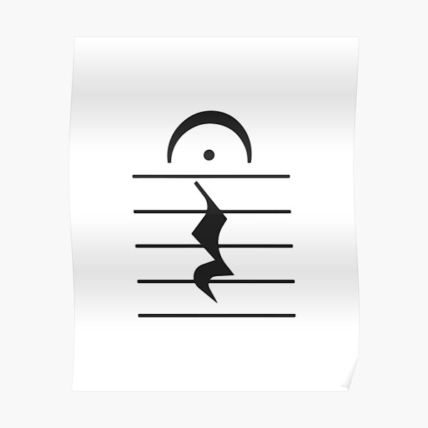 "Fermata Over Rest" Poster for Sale by elciak | Redbubble