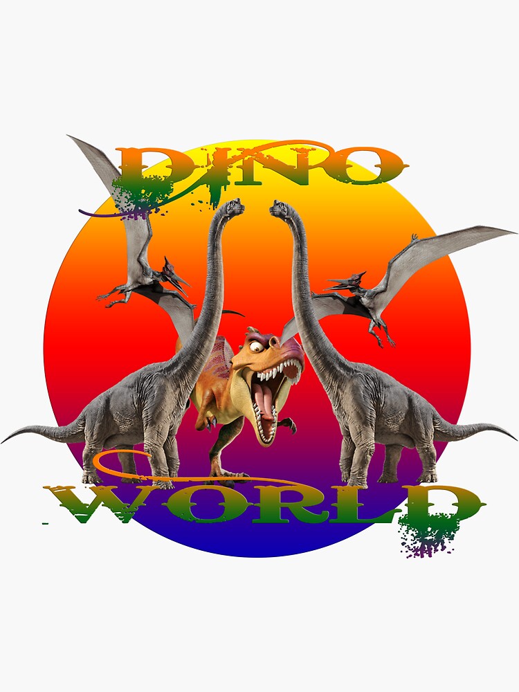 "Dino DAN Dinosaur" Sticker for Sale by roleshop | Redbubble