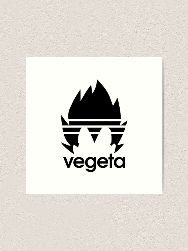 "Vegeta Logo" Art Print for Sale by Robin- | Redbubble