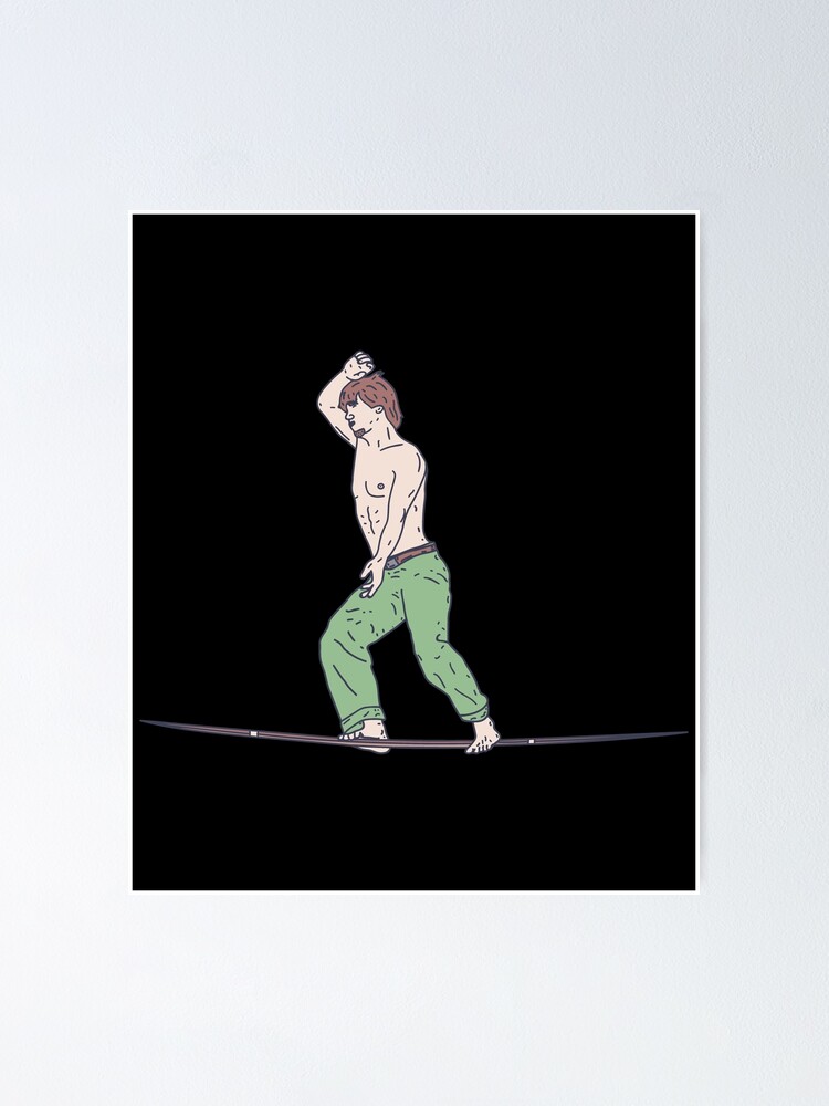 "Tightrope - Wire Balancing - High-wire Acrobat" Poster by DeWinnes ...