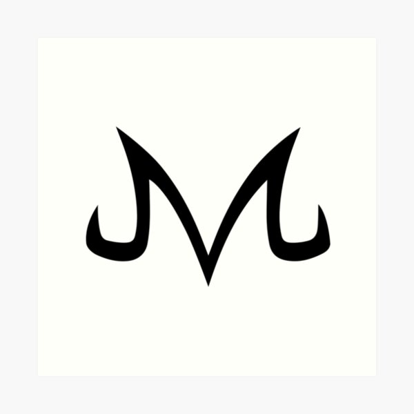 "Majin Logo" Art Print by Robin- | Redbubble