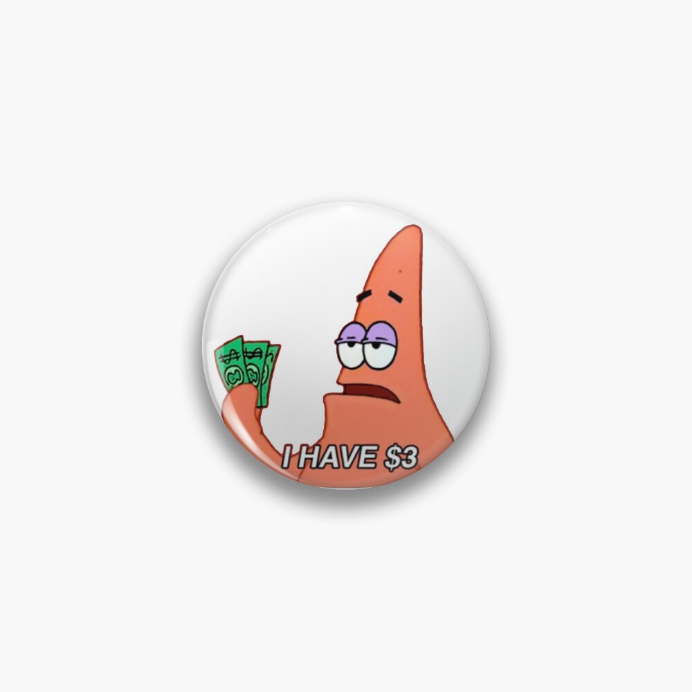 "Patrick Star Meme" Button von aMemeStore | Redbubble