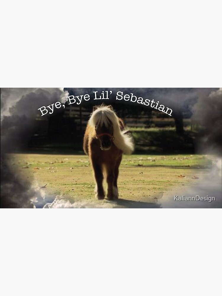 "Bye, Bye Lil' Sebastian" Poster for Sale by KaliannDesign | Redbubble