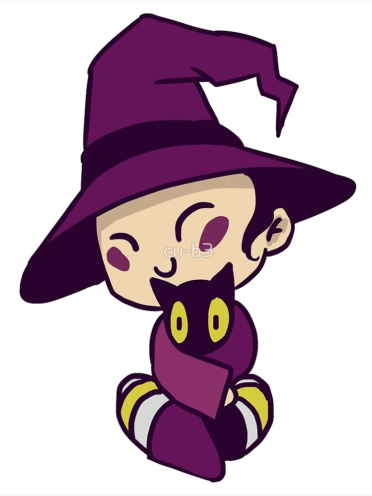 "Cute kawaii witch hug" Poster for Sale by cu-b3 | Redbubble