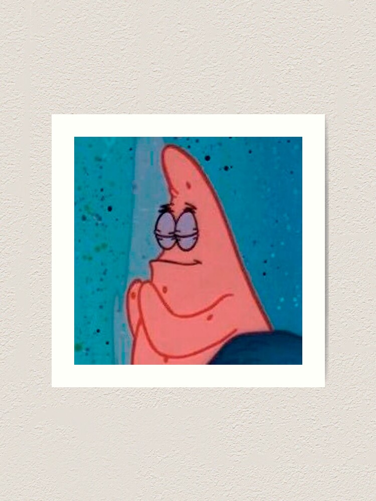 "Patrick Star Praying Meme" Art Print by aMemeStore | Redbubble