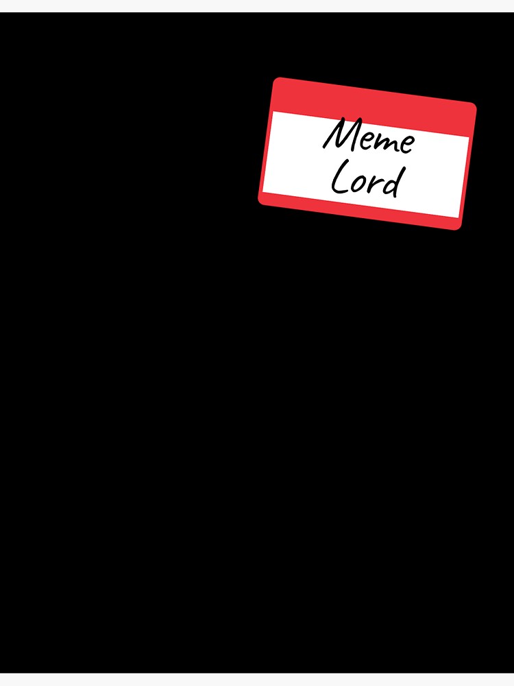 "Meme Lord " Sticker by aboalaa | Redbubble