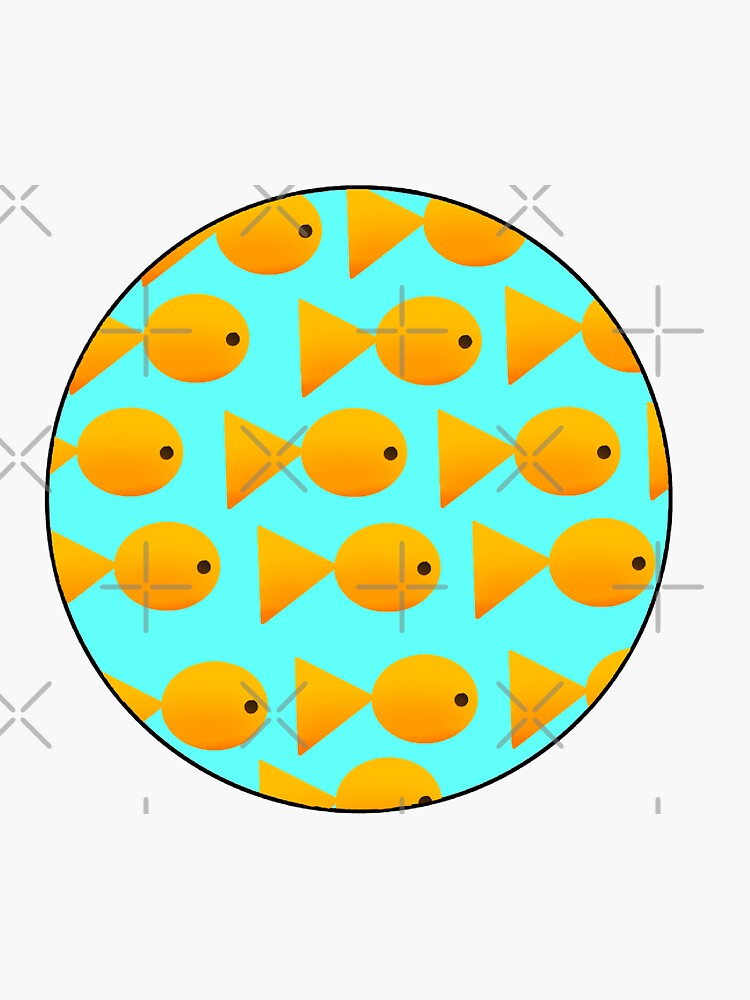 "Fish - ATOM Collection" Sticker for Sale by 60ccz1 | Redbubble