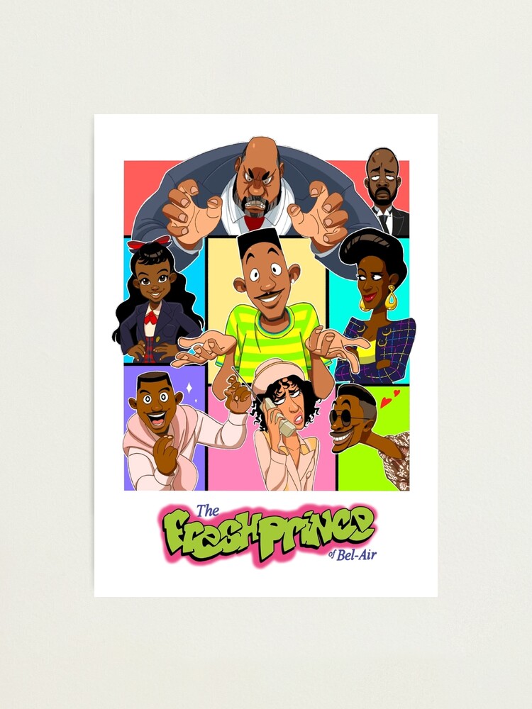 Lámina fotográfica «Portada de dibujos animados de Fresh Prince of Bel ...