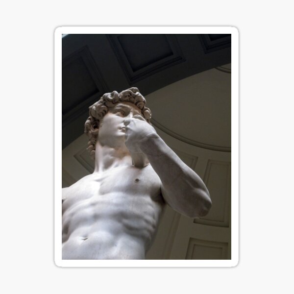 "The Statue Of David" Sticker for Sale by catssykes | Redbubble