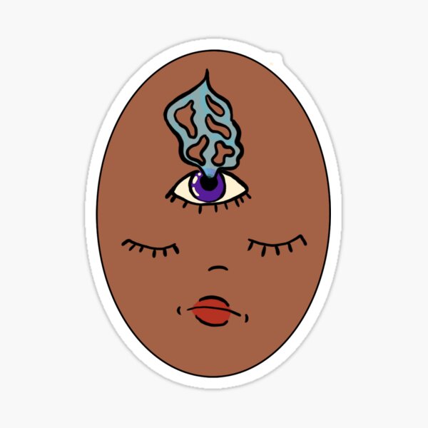 "Third Eye " Sticker for Sale by Molamikanra | Redbubble