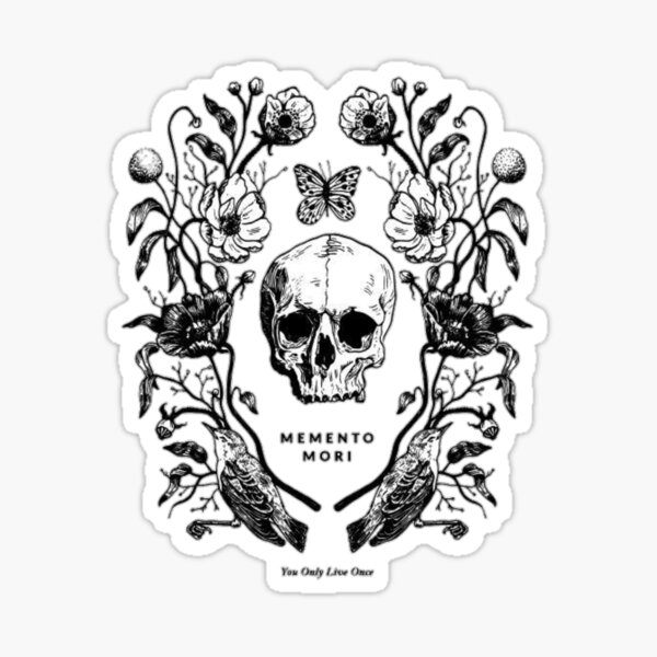 "skeleton aesthetic " Sticker for Sale by maggo | Redbubble