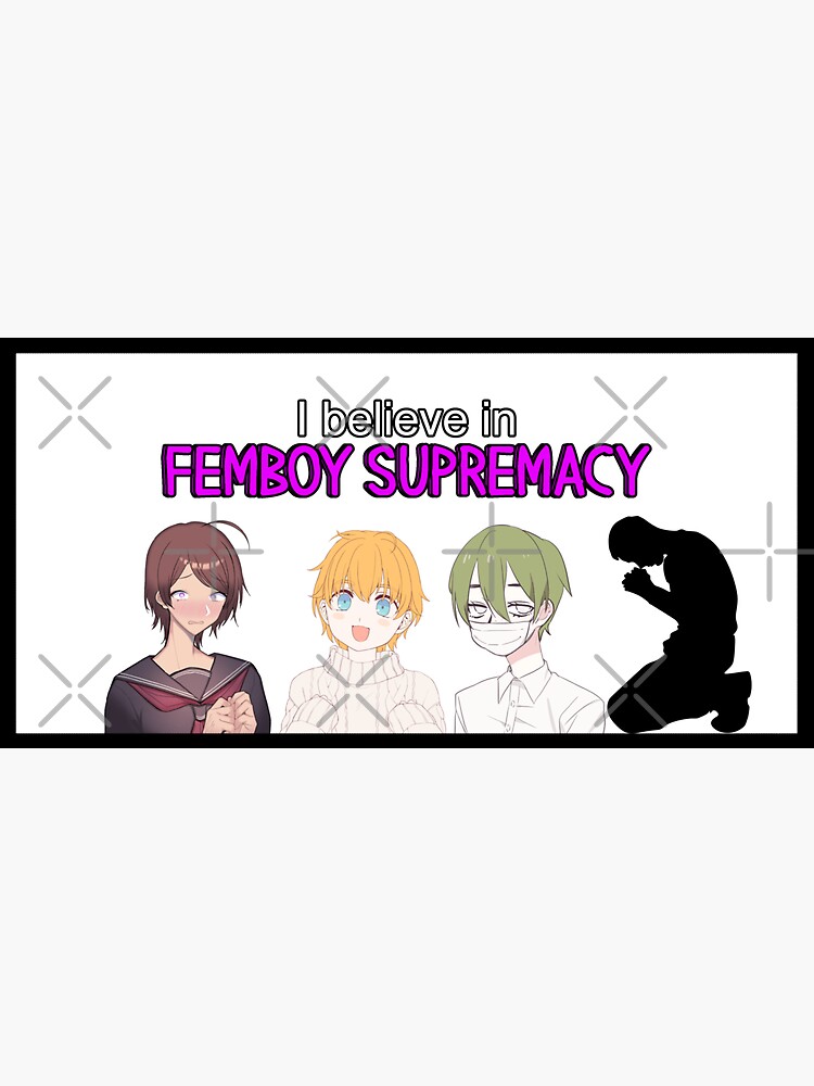 "femboy supremacy 2" Sticker by krierkara | Redbubble