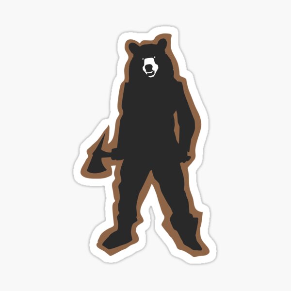 "bear" Sticker for Sale by PaulaSuchArt | Redbubble