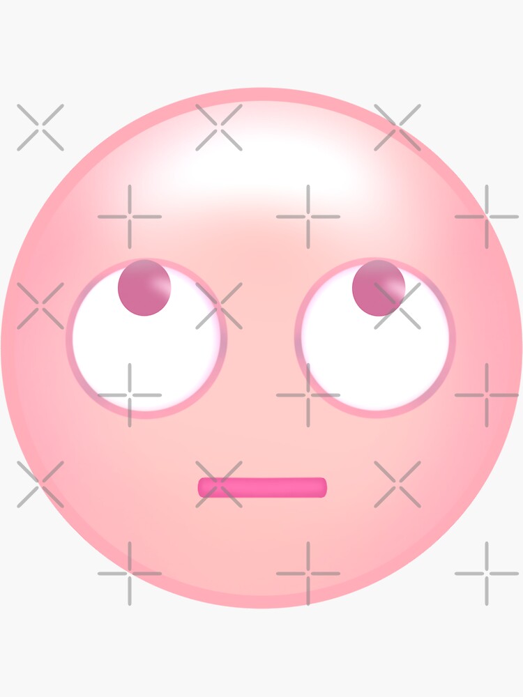 "Cute Eye roll emoji" Sticker for Sale by Meta-Man | Redbubble