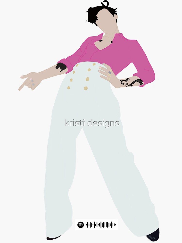 "harry styles fine line spotify " Sticker for Sale by kram2004 | Redbubble