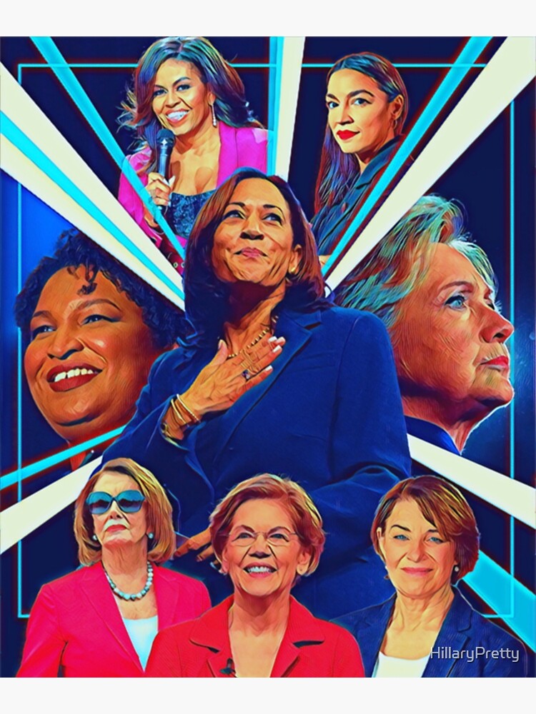 "The Wonderful Women of the Democratic Party" Poster for Sale by ...