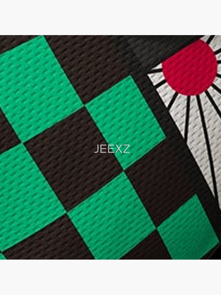 Pegatina « Patrón Tanjiro - Demon Slayer» de JEEXZ | Redbubble