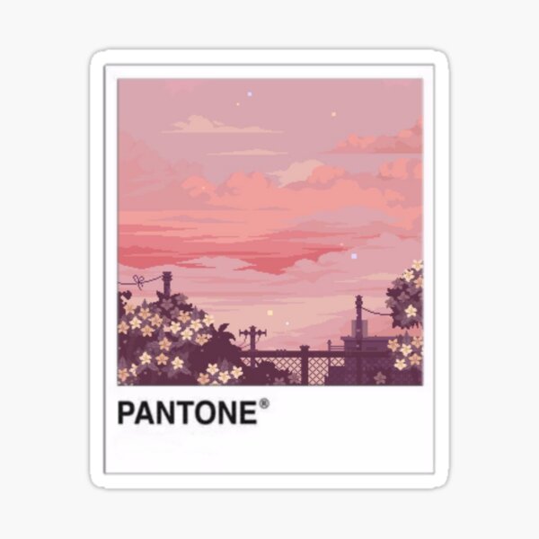 "pantone aesthetic" Sticker for Sale by tarynhannah | Redbubble