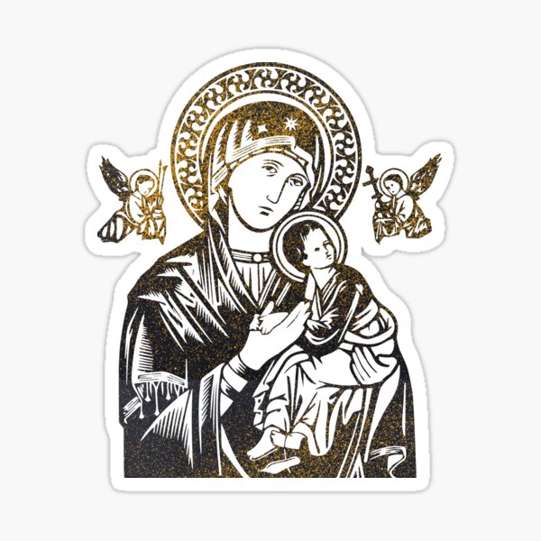 Our Mother Of Perpetual Help Stickers | Redbubble