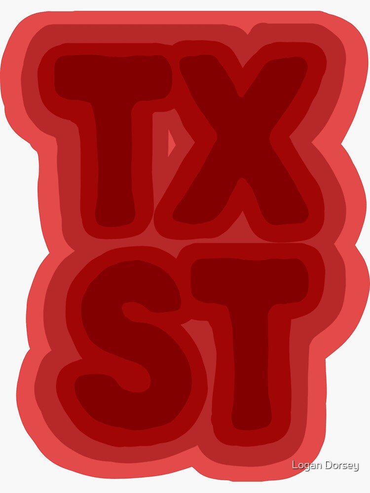 "TXST-Maroon" Sticker for Sale by logandorseyy | Redbubble