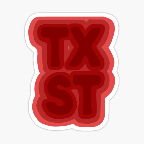 "TXST-Maroon" Sticker for Sale by logandorseyy | Redbubble