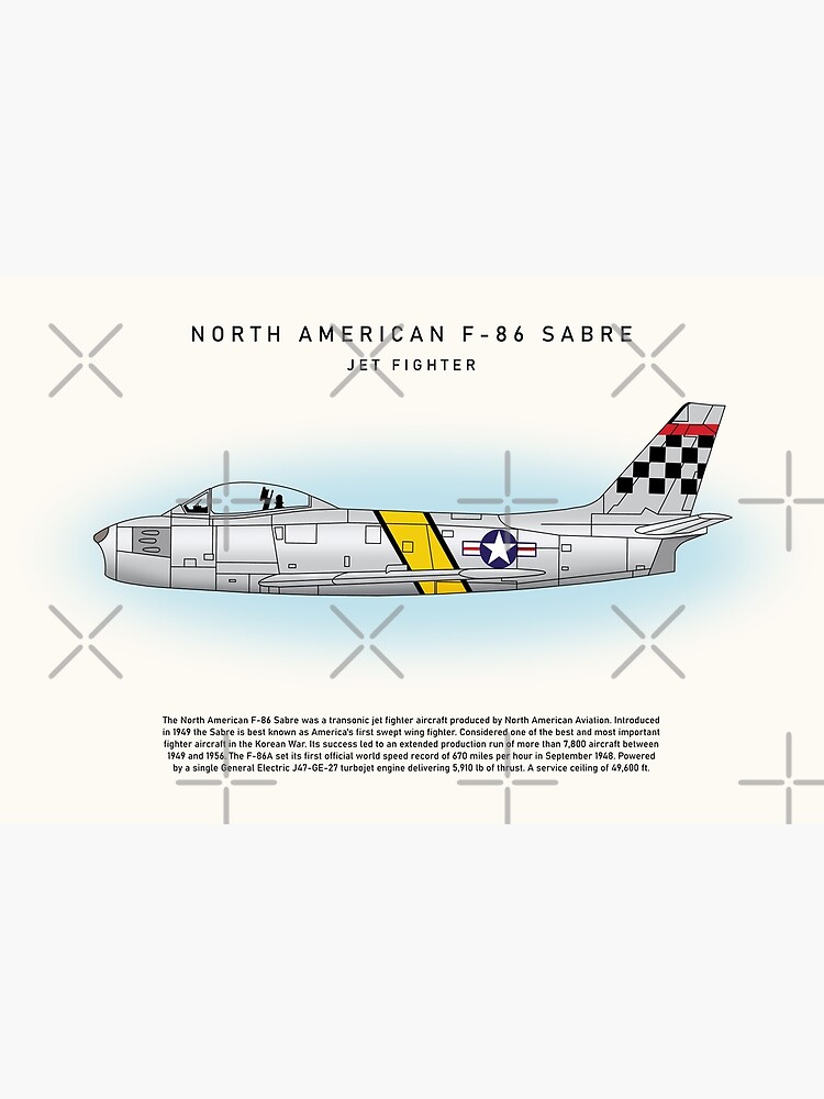 "F-86 Sabre" Art Print by rogue-design | Redbubble