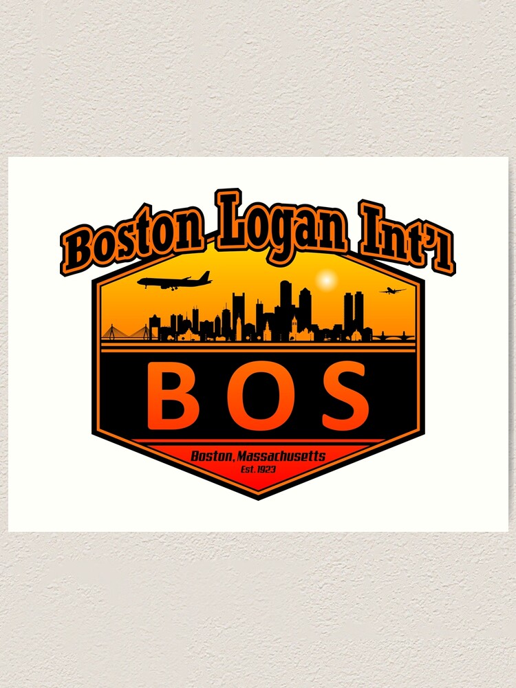 "Boston Logan International Airport Code" Art Print by Tundra300 ...