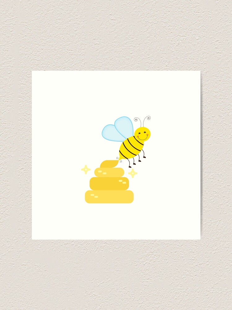 "Honey Bee Poop" Art Print by FurryBee | Redbubble