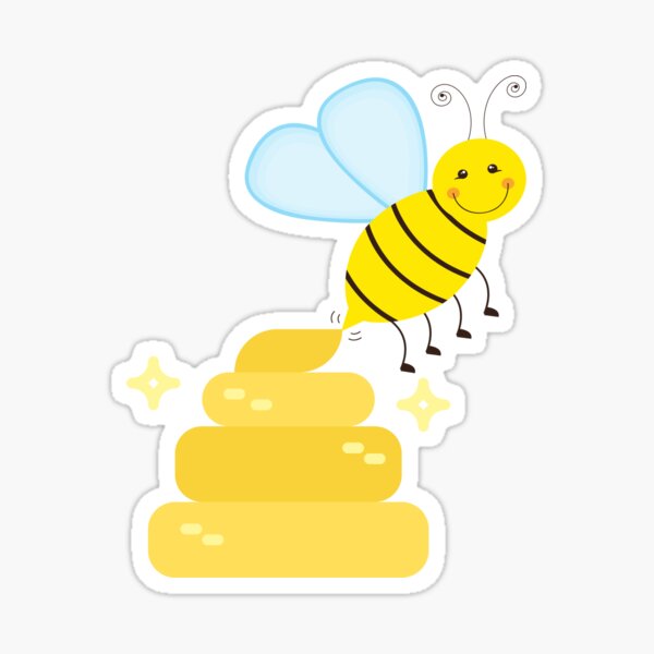 "Honey Bee Poop" Sticker for Sale by FurryBee | Redbubble