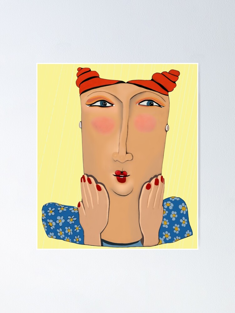 "Oh My Gosh!" Poster for Sale by Rusembell | Redbubble