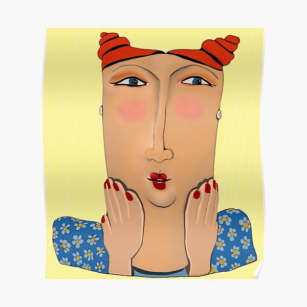 "Oh My Gosh!" Poster for Sale by Rusembell | Redbubble