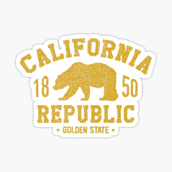 "California Republic" Sticker for Sale by Sarchia | Redbubble