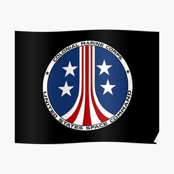 "Colonial Space marines - Logo" Poster for Sale by Grundelboy | Redbubble