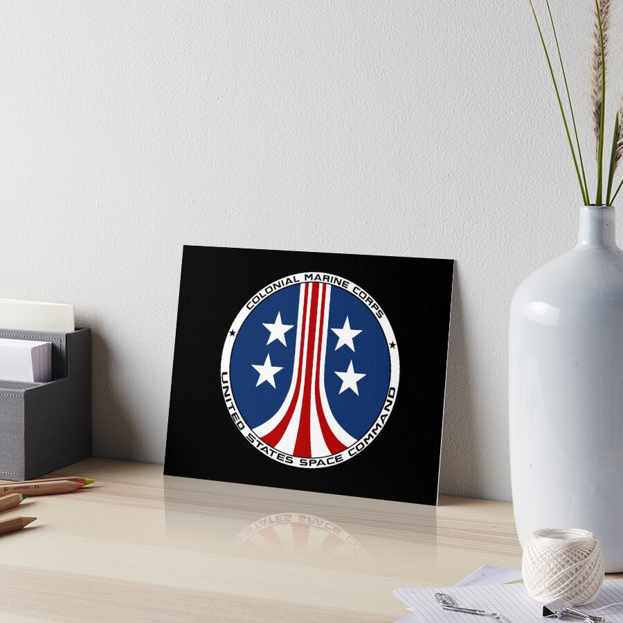 "Colonial Space marines - Logo" Art Board Print by Grundelboy | Redbubble