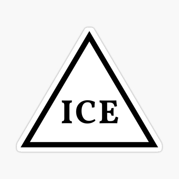 "ICE ship logo" Sticker for Sale by Joinjaimy | Redbubble