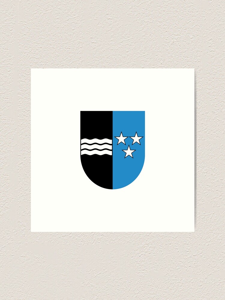"Wappen Aargau Swiss Canton Shield" Art Print by downbubble17 | Redbubble