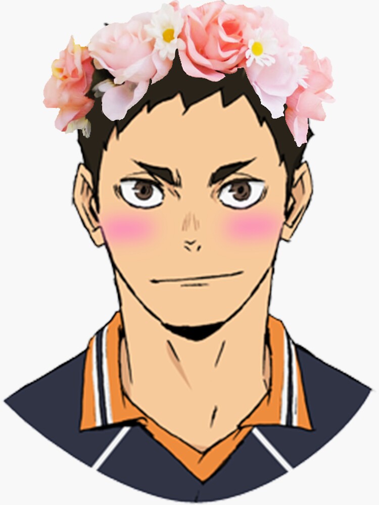 "Daichi Sawamura" Sticker by kawaiicrossing | Redbubble