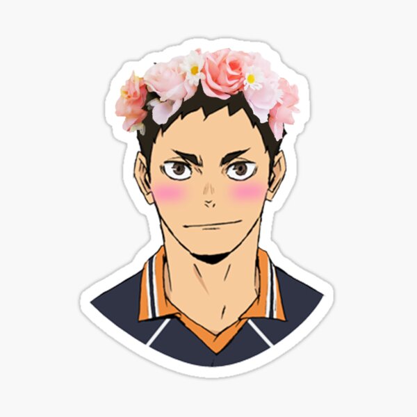 "Daichi Sawamura" Sticker by kawaiicrossing | Redbubble