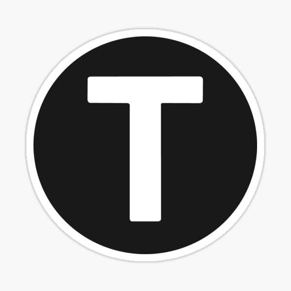 "letter t white" Sticker for Sale by ZiphGames | Redbubble