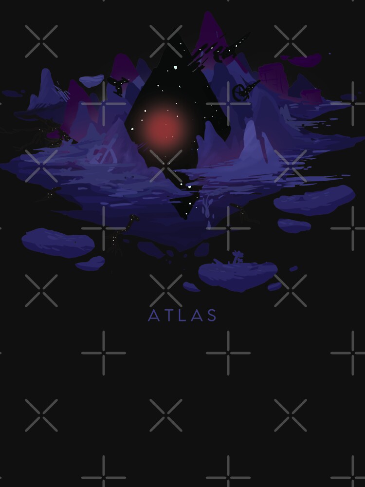 "Atlas Island:No Man's Sky" T-shirt for Sale by vertei | Redbubble | no ...