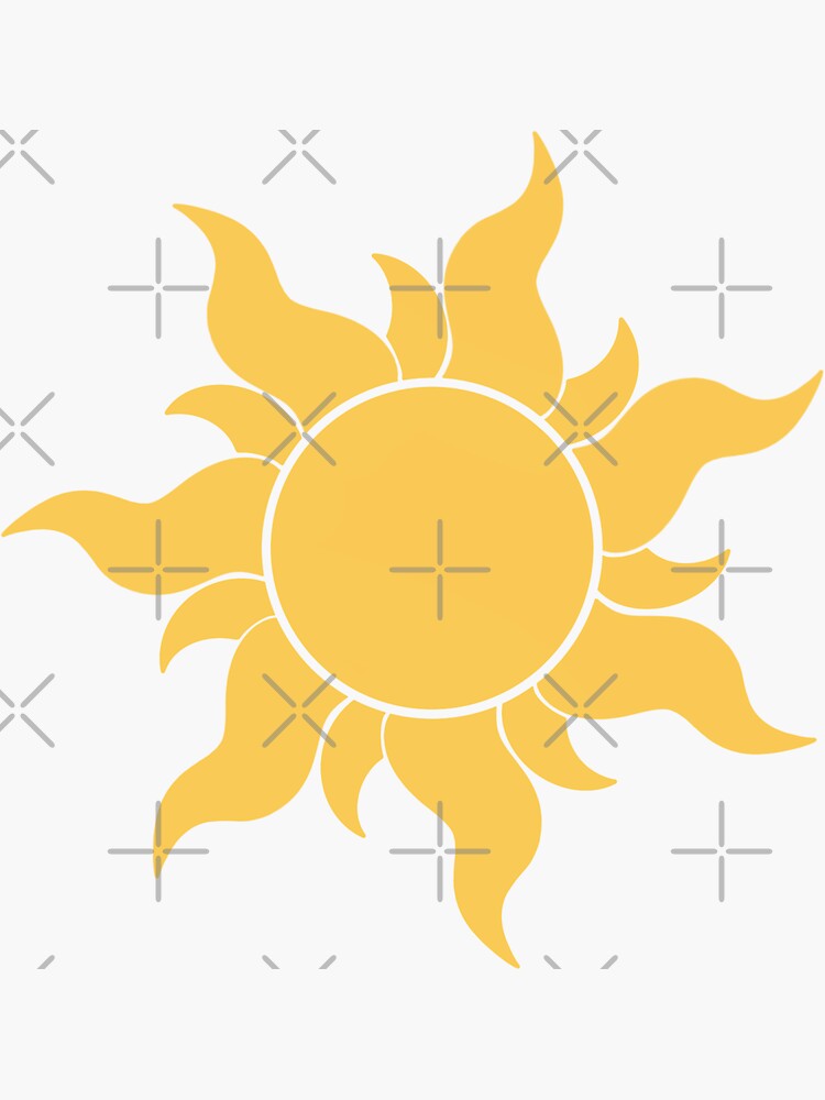 "Tangled Sun" Sticker for Sale by kambriatrout | Redbubble