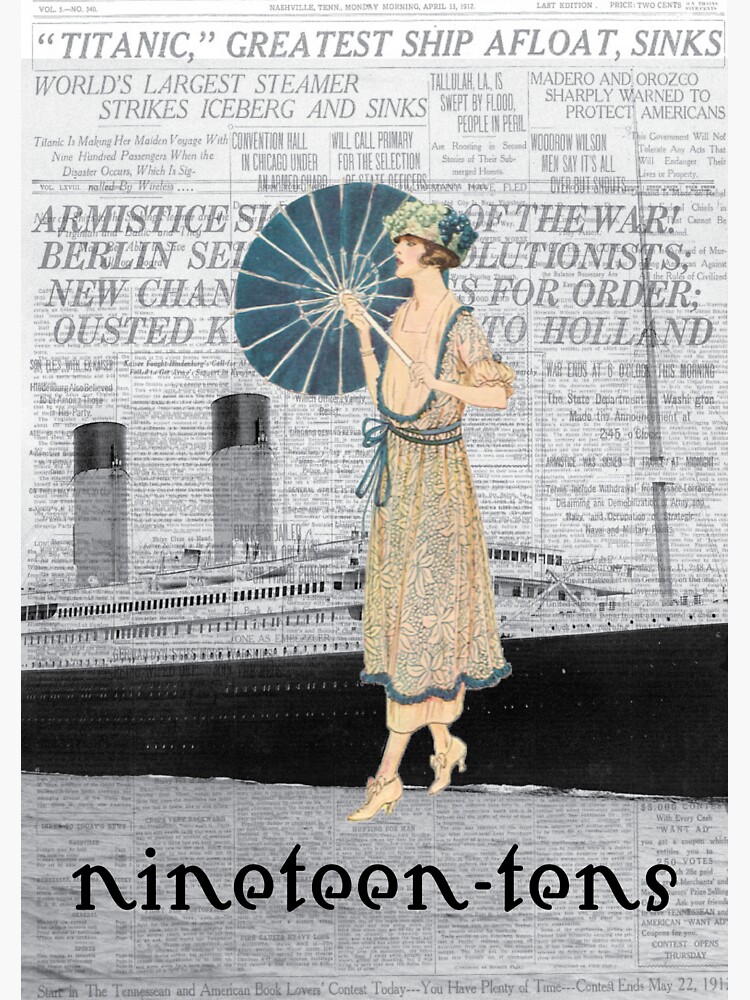 "Nineteen-Tens " Sticker by TomasBatalla | Redbubble