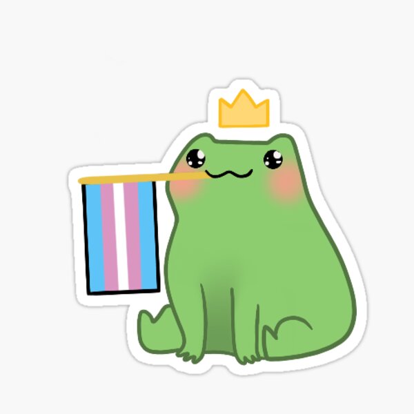 "Trans Frog" Sticker by SkkyxArts7 | Redbubble