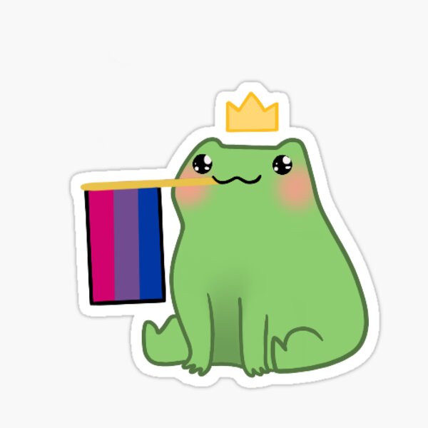 "Bisexual Frog" Sticker for Sale by SkkyxArts7 | Redbubble